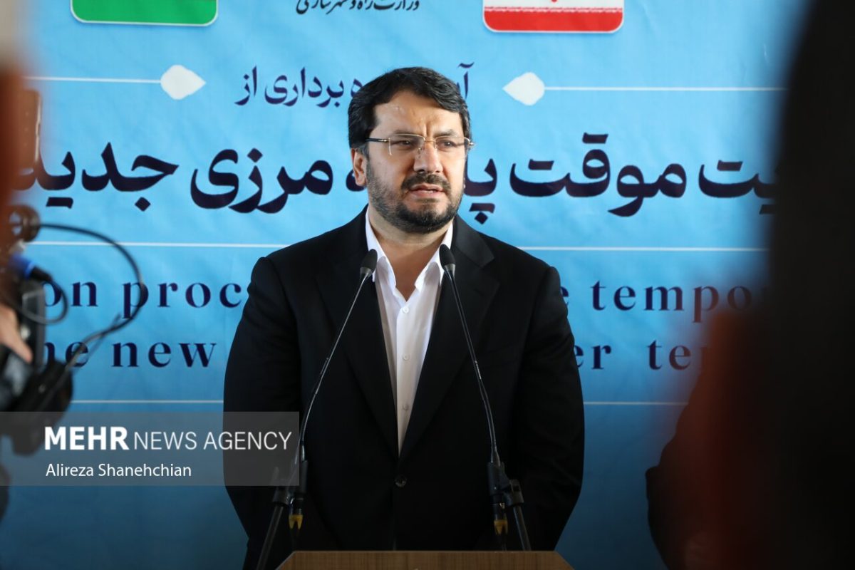 افتتاح سایت موقت پایانه مرزی ایران و آذربایجان در آستارا - خزرنما